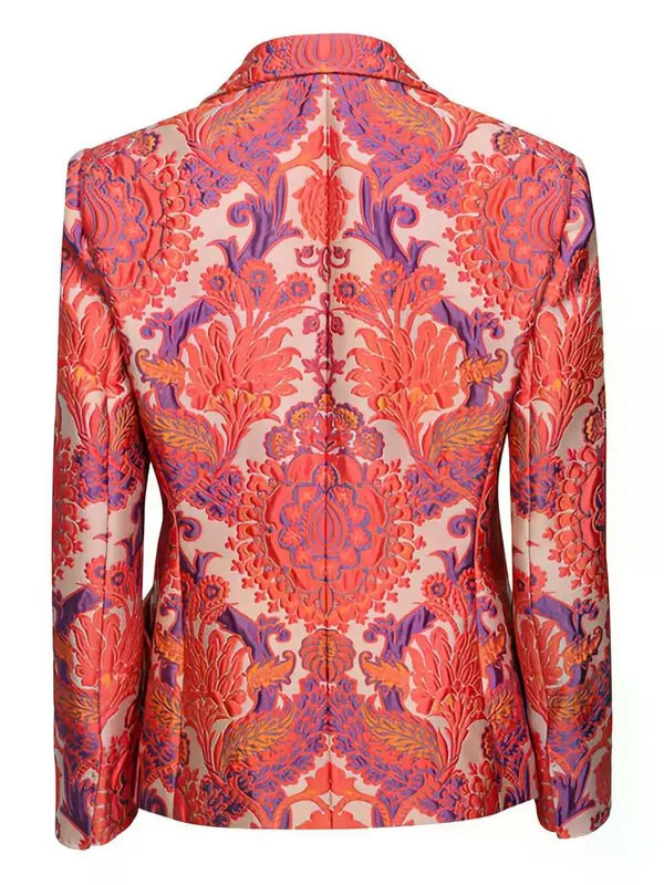 Etro Floral-jacquard Blazer - Pink