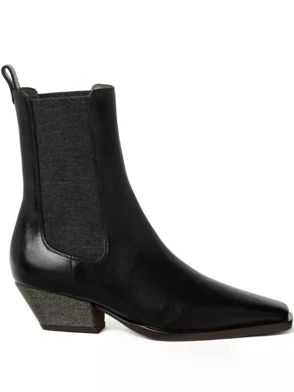 Brunello Cucinelli - 50mm Leather Chelsea Boots