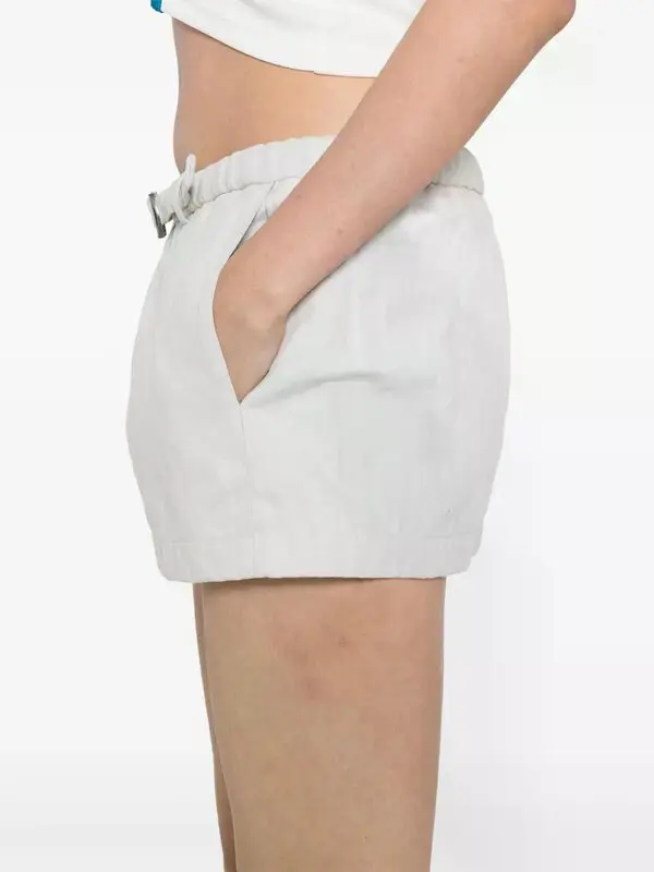 Christopher Esber Crushed Belted Mini Skirt - Neutrals