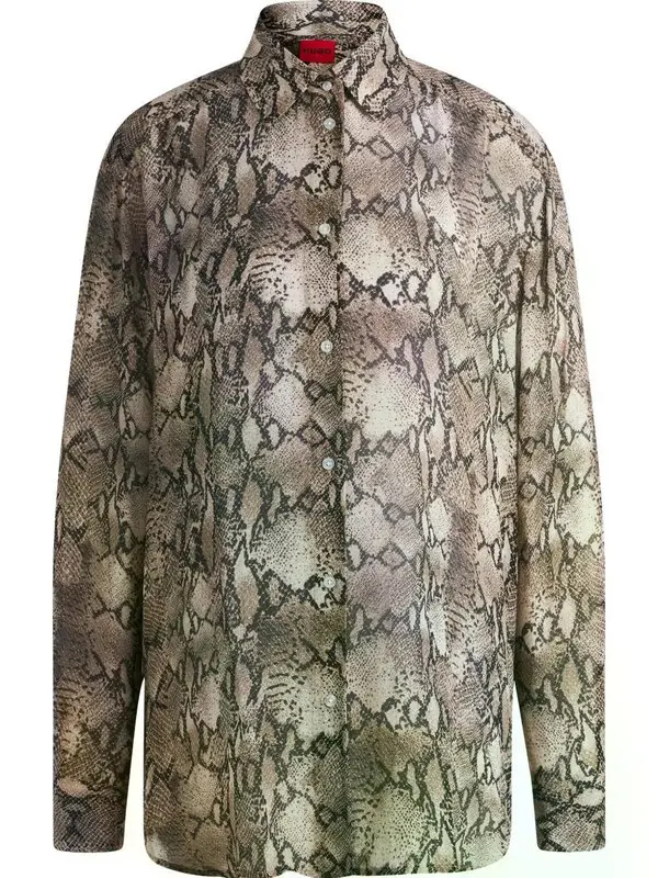 Hugo Snake-print Shirt