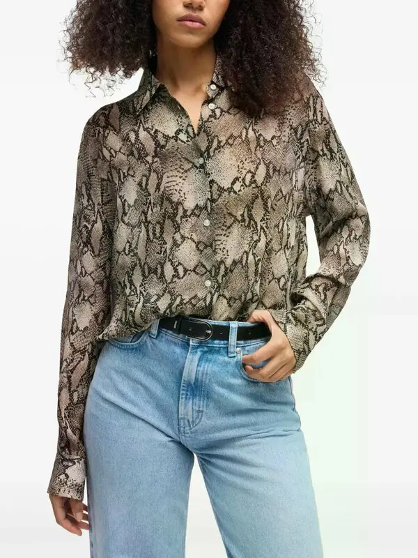 Hugo Snake-print Shirt