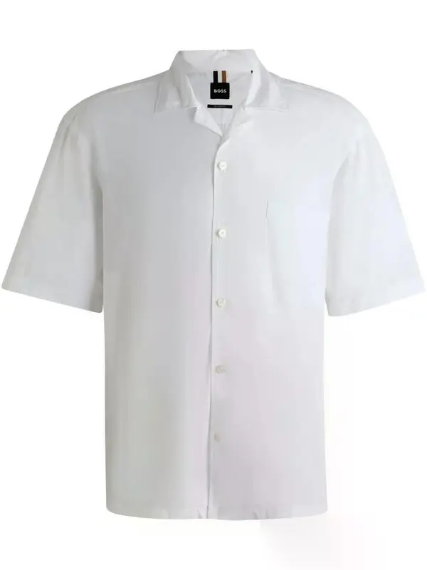 BOSS Cotton Shirt - White