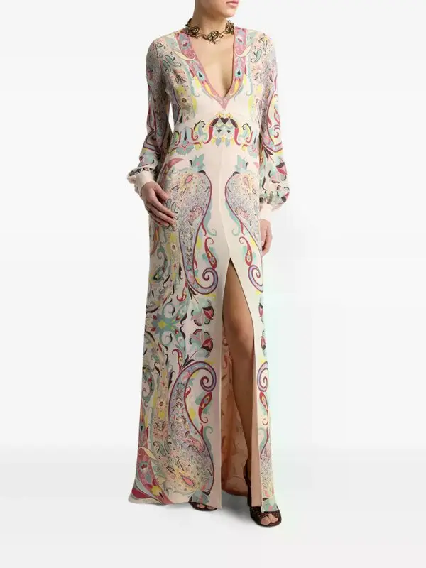 Etro Printed Maxi Dress