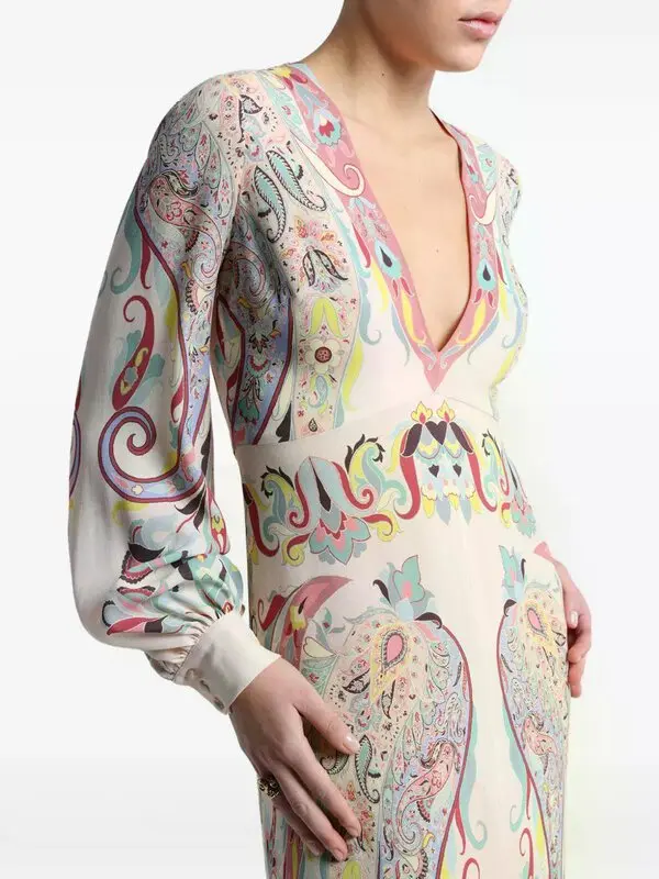 Etro Printed Maxi Dress