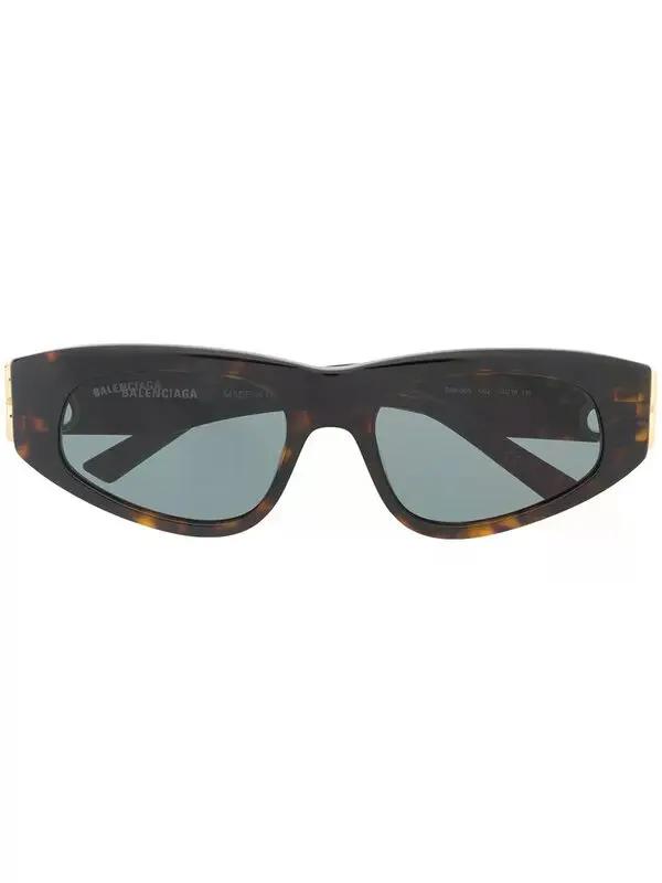 Balenciaga Dynasty D-Frame Sunglasses - Brown | Editorialist display picture 2
