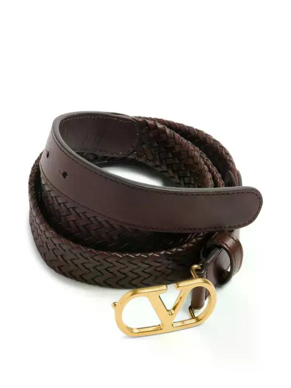 Valentino Garavani Vlogo Signature Belt - Brown