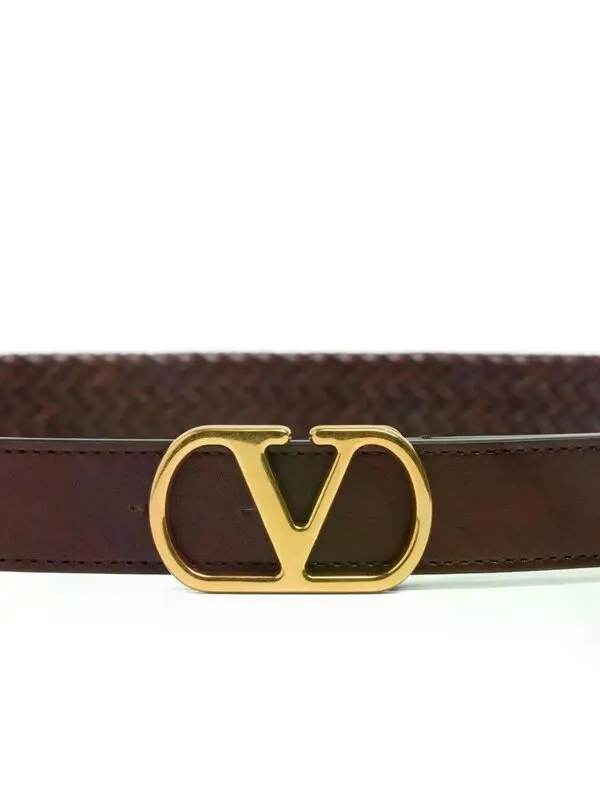Valentino Garavani Vlogo Signature Belt - Brown