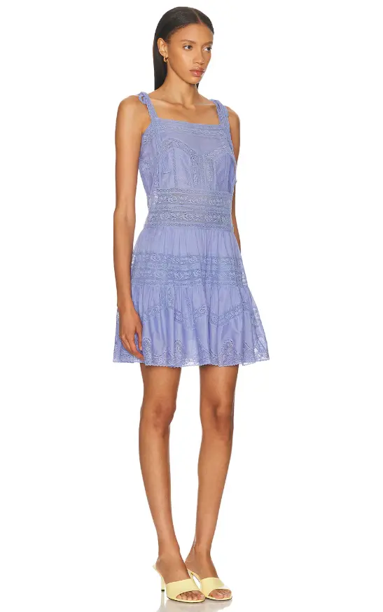 yellow lace dress with sleeves Ariella Dress main image 1