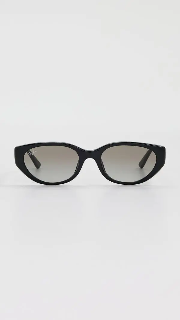 Ray-ban Oval Sunglasses - Black