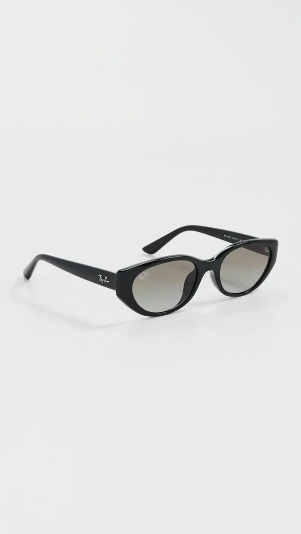 Ray-ban Oval Sunglasses - Black