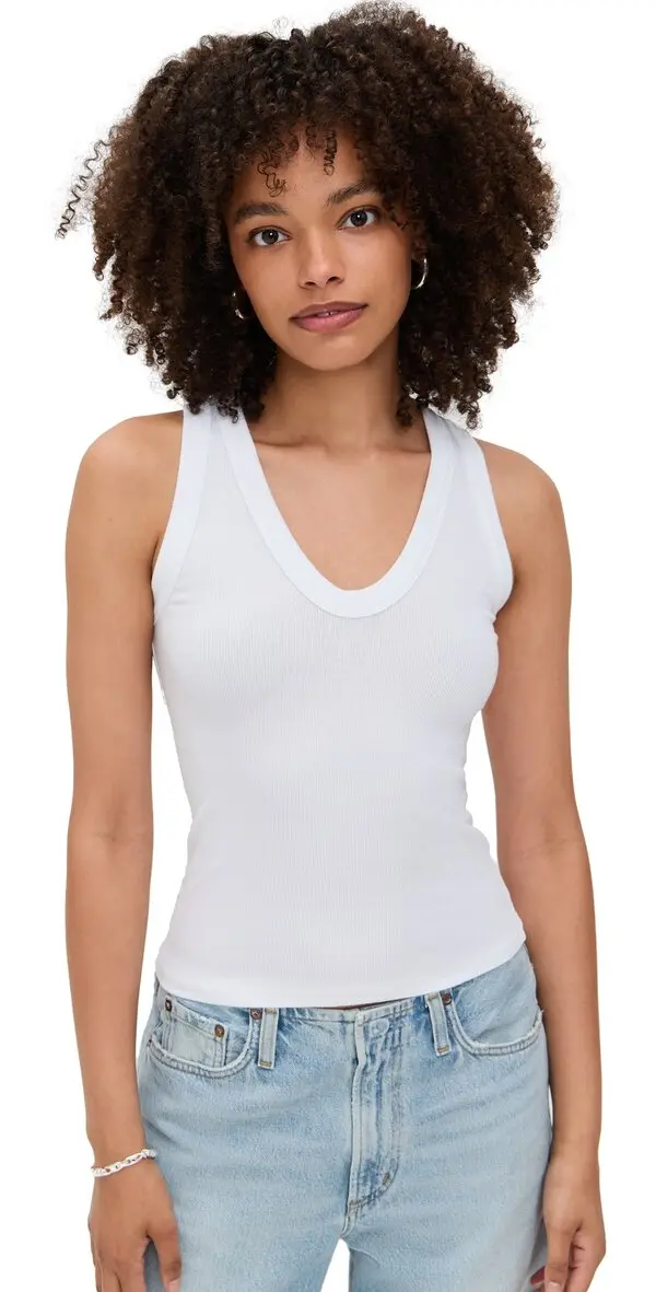 Cotton Citizen U-neck Ribbed Tank