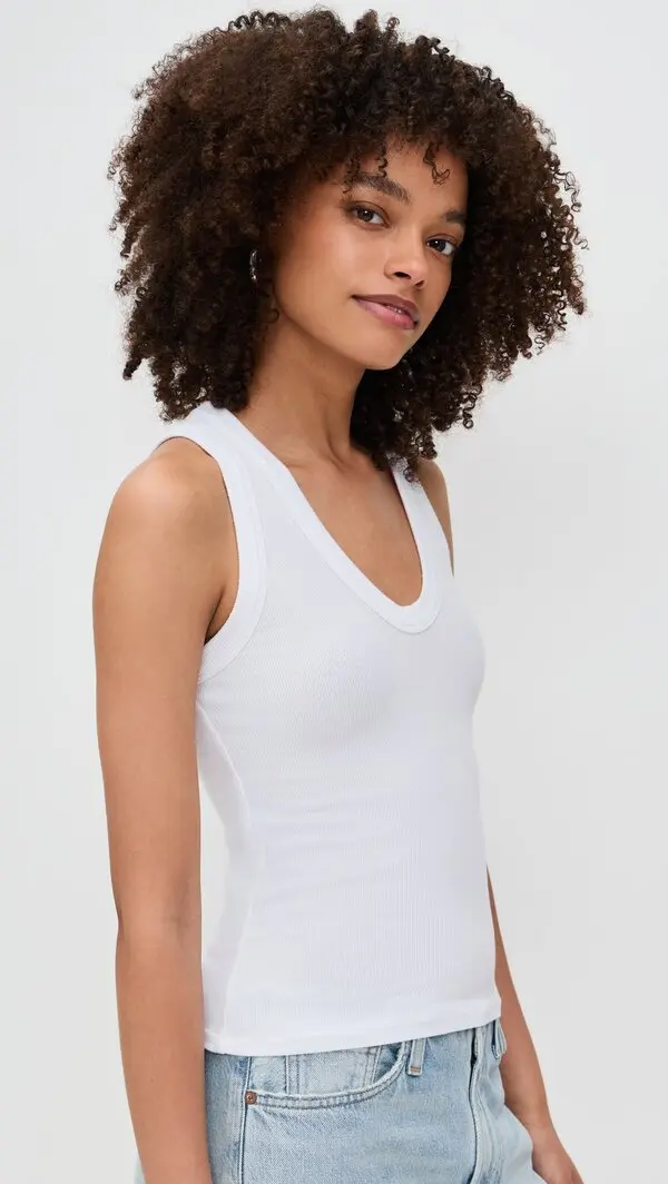 Cotton Citizen U-neck Ribbed Tank