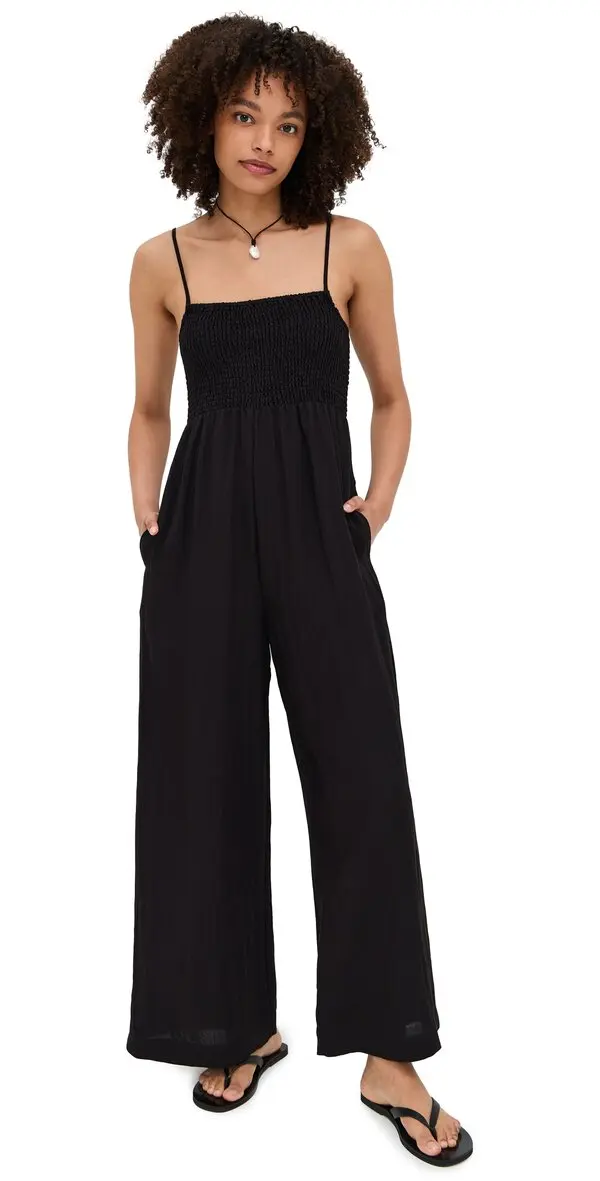 Z Supply Beachside Jumpsuit - Black