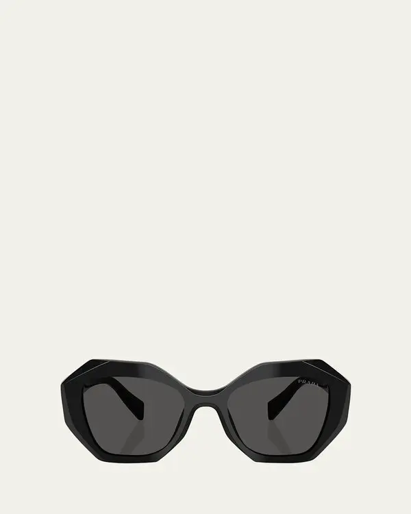 Prada Geometric Sunglasses - Black
