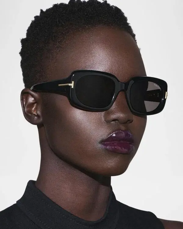 TOM FORD Rectangle Sunglasses - Black