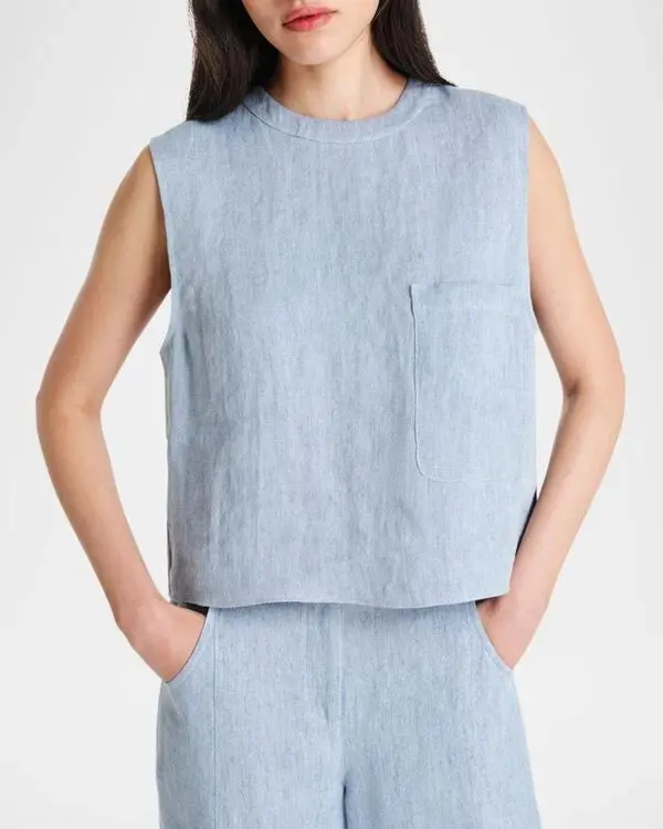 TWP Cropped Hemp Muscle Tank