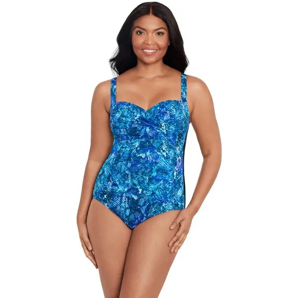 TRIMSHAPER Averi Sweetheart Neckline One-piece Swimsuit - Sidewinder