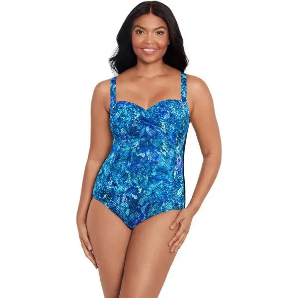 TRIMSHAPER Averi Sweetheart Neckline One-piece Swimsuit - Sidewinder