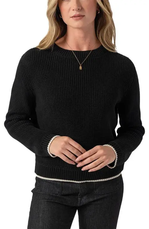 SAINT + SOFIA Remy Crop Sweater