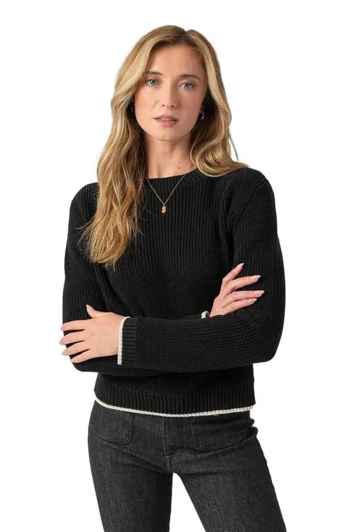 SAINT + SOFIA Remy Crop Sweater