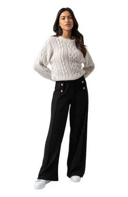 SAINT + SOFIA Chelsea Pant - Black