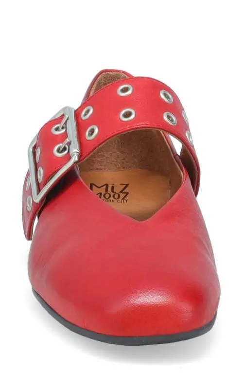 Miz Mooz Zephyr Leather Flats - Red