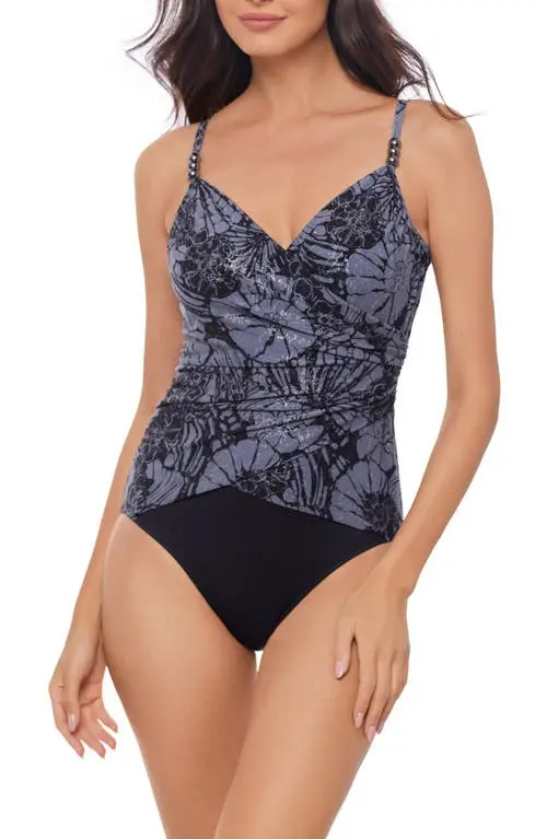 MAGICSUIT® Shell Beach Louise One-piece Swimsuit - Black/ Multi