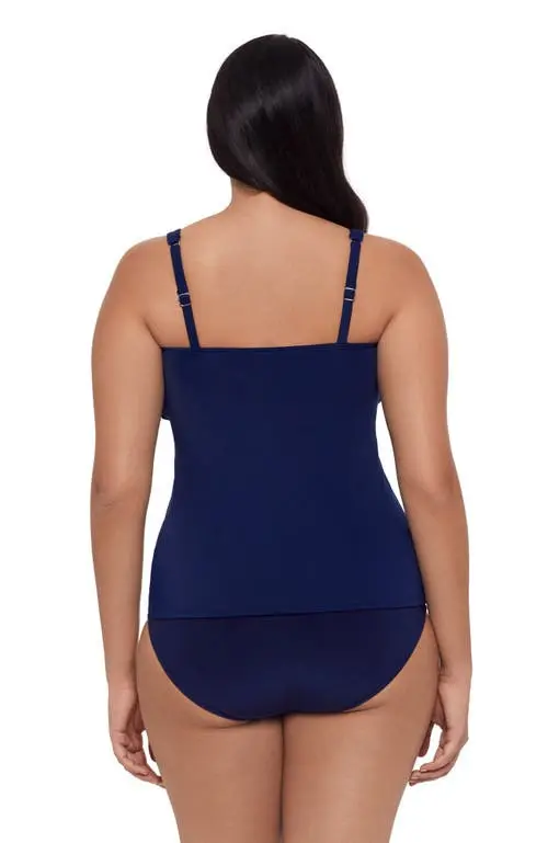 TRIMSHAPER Ava Underwire Tankini Swimsuit Top - Ink