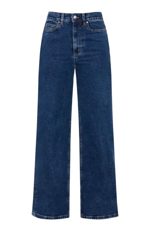 SAINT + SOFIA Wide Leg Jean - Blue