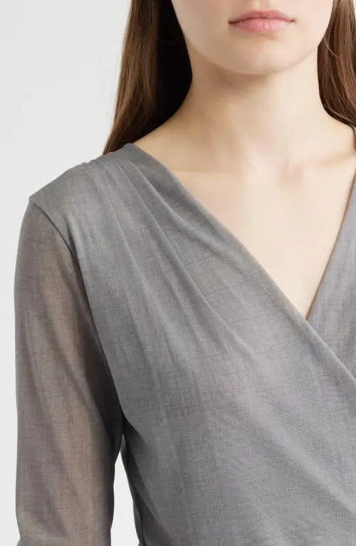 BOSS Edriba Faux Wrap Top
