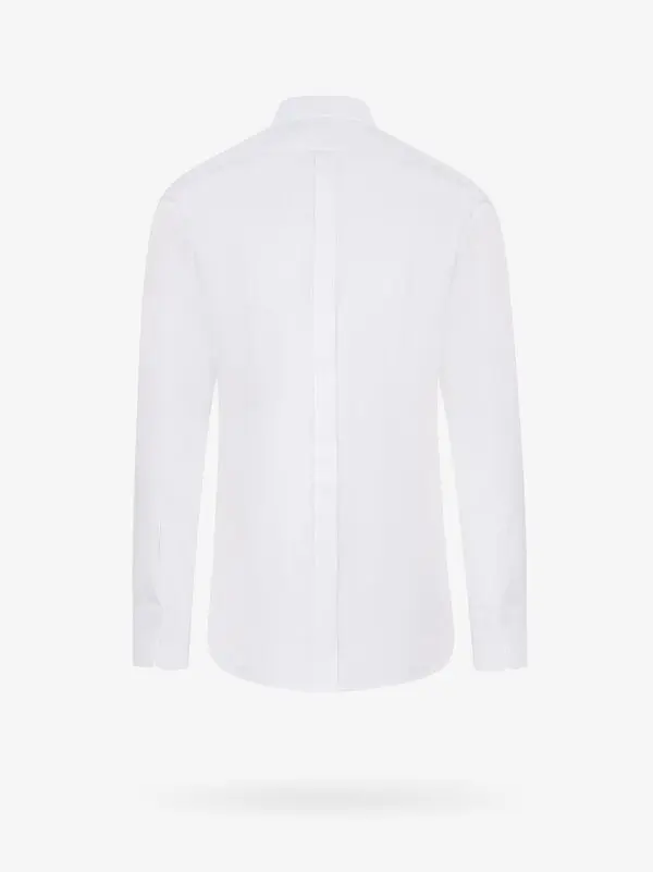 Dolce & Gabbana Cotton Shirt With Frontal Plastron