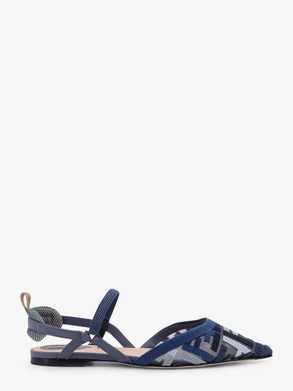 Fendi Colibrì Lite Ff Mesh Slingback - Blue