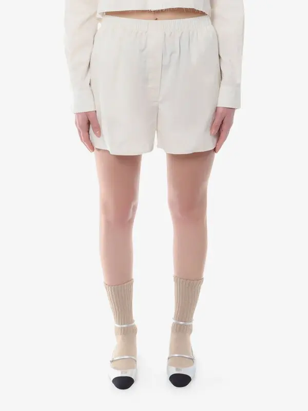 Miu Miu Poplin Shorts