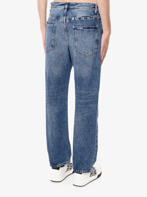 Givenchy Denim Jeans With Metal 4g Detail