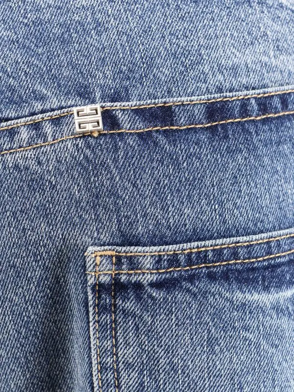 Givenchy Denim Jeans With Metal 4g Detail