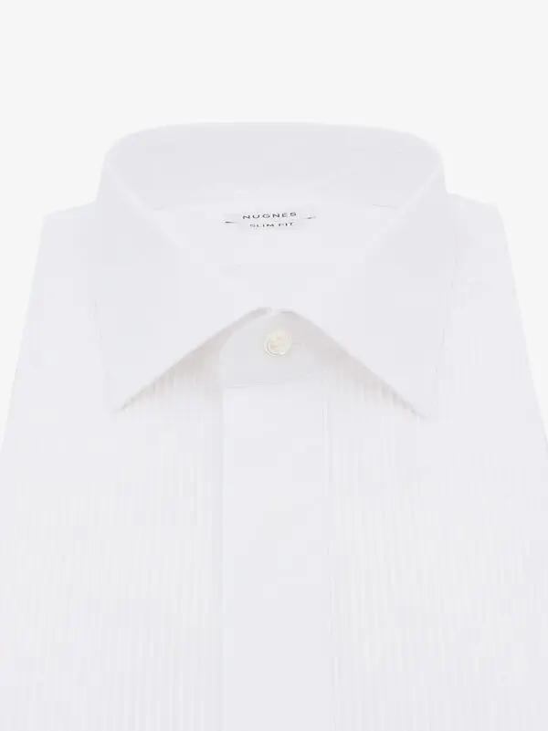 NUGNES 1920 Cotton Shirt With Plastron