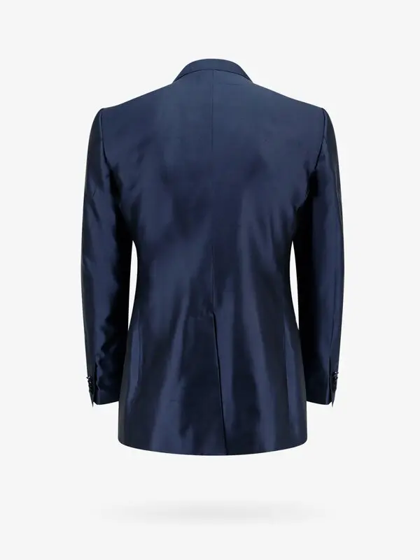 Dolce & Gabbana Satin Blazer With Peak Lapel