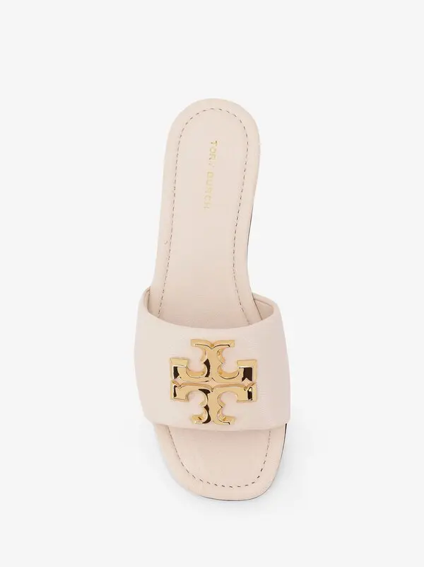 Tory Burch Eleanor Leather Flat Sandals