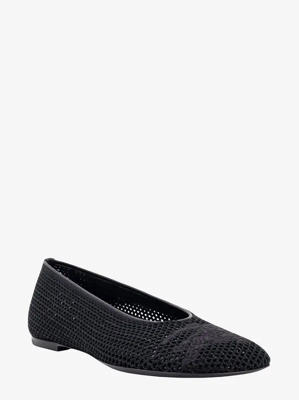 Burberry Mesh Ballerinas With Ekd Detail
