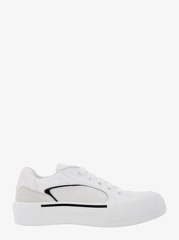 Alexander McQueen Leather And Canvas Sneakers