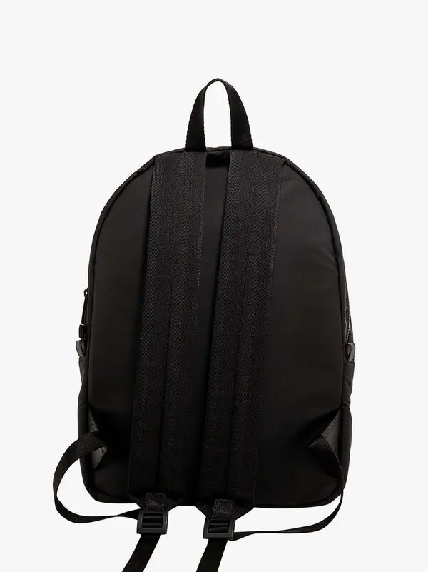 Alexander McQueen Metropolitan Nylon Backpack With Graffiti Print - Black