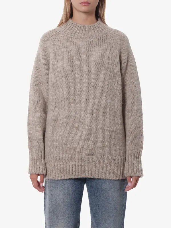 MAISON MARGIELA Alpaca Wool Sweater - Beige