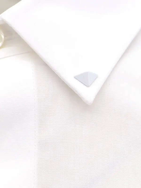 Valentino Garavani Cotton Shirt With Rockstud Untitled Studs