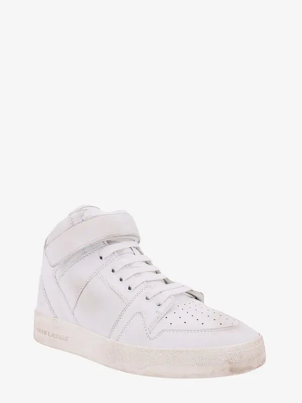 Saint Laurent Leather High-top Sneakers