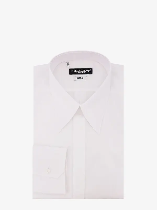 Dolce & Gabbana Martini Cotton Shirt - White
