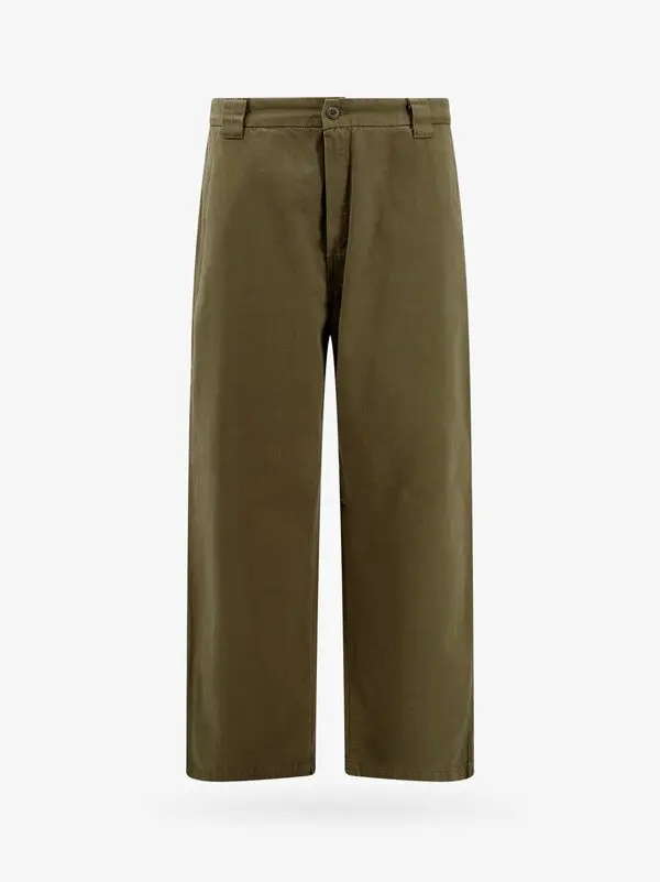 Carhartt Work In Progress Cotton Trouser With Back Logo Patch