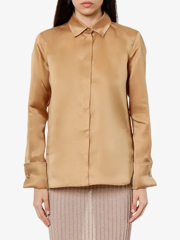 Max Mara Silk Shirt - Brown