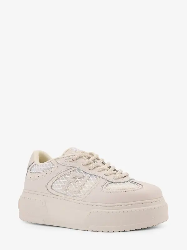 Fendi Match Leather Sneakers