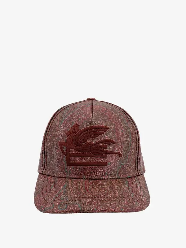 Etro Paisley Jacquard Baseball Cap - Brown