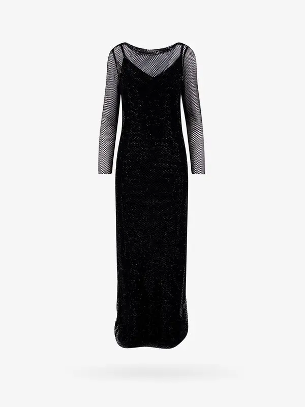 Max Mara Embroidered Mesh Dress
